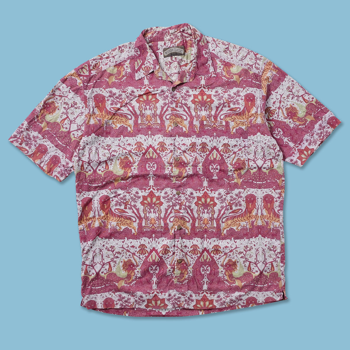 Vintage Pattern Shirt XLarge | Double Double Vintage