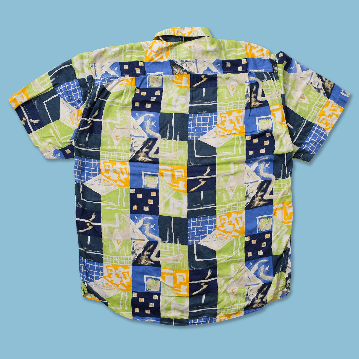 Vintage Pattern Shirt Large | Double Double Vintage