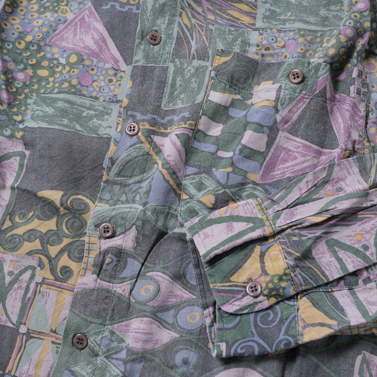 Vintage Pattern Shirt XLarge | Double Double Vintage
