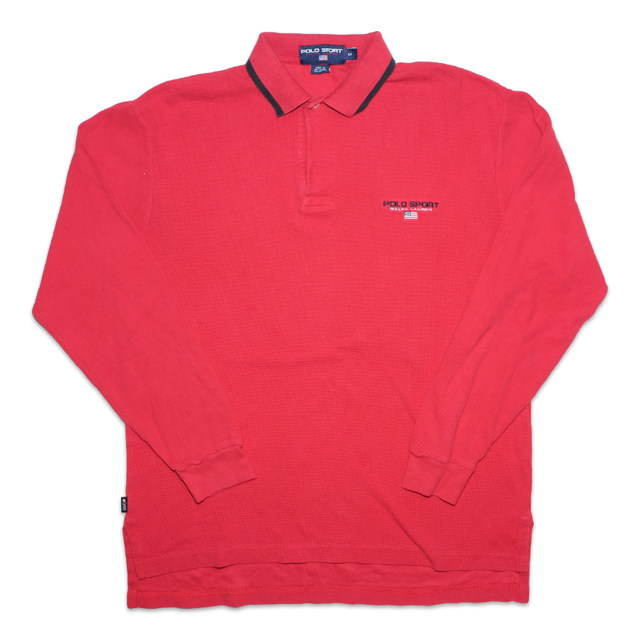 Vintage Polo Sport Long Polo Large | Double Double Vintage