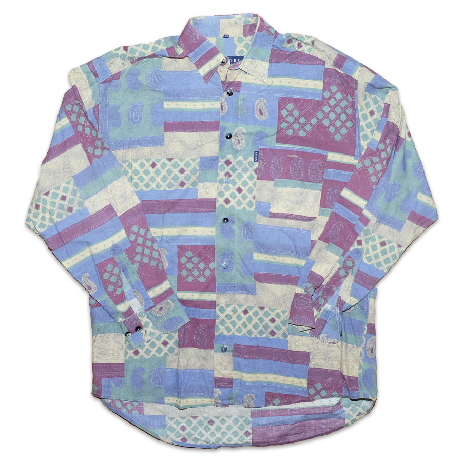 Vintage Pattern Shirt XLarge | Double Double Vintage
