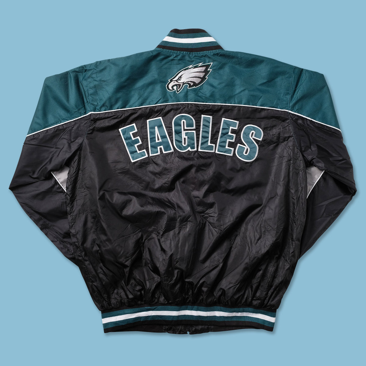 Philadelphia Eagles Varsity Jacket Large | Double Double Vintage
