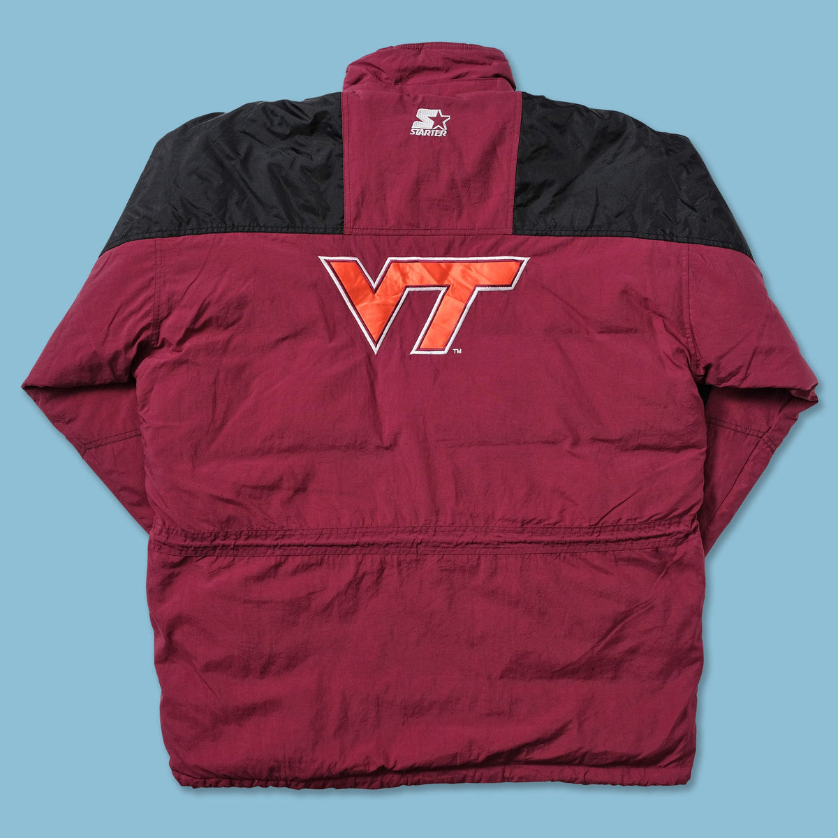 Vintage Starter Virginia Tech Hookies Padded Jacket XLarge | Double ...