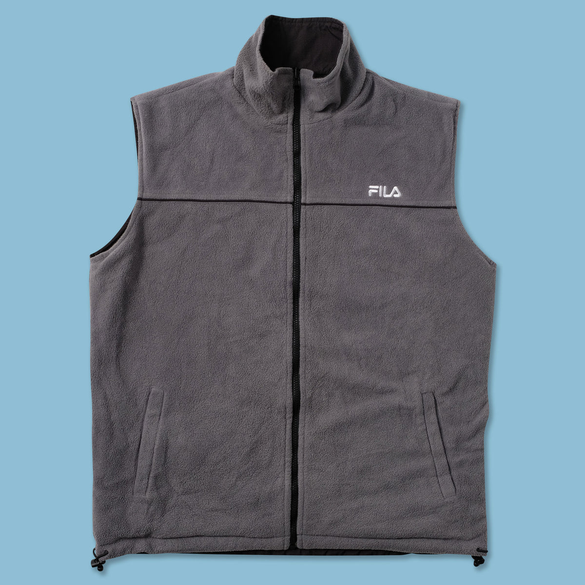 Vintage Fila Reversible Vest Large | Double Double Vintage