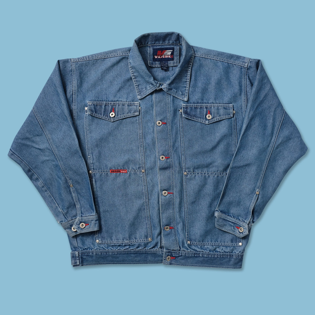 Y2K Verse Denim Jacket Large | Double Double Vintage