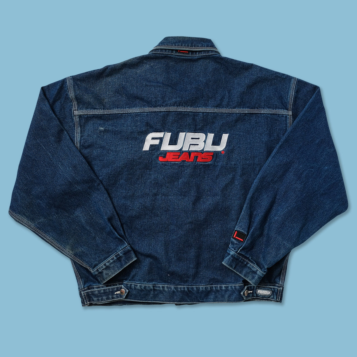 Y2K Fubu Denim Jacket XXL | Double Double Vintage