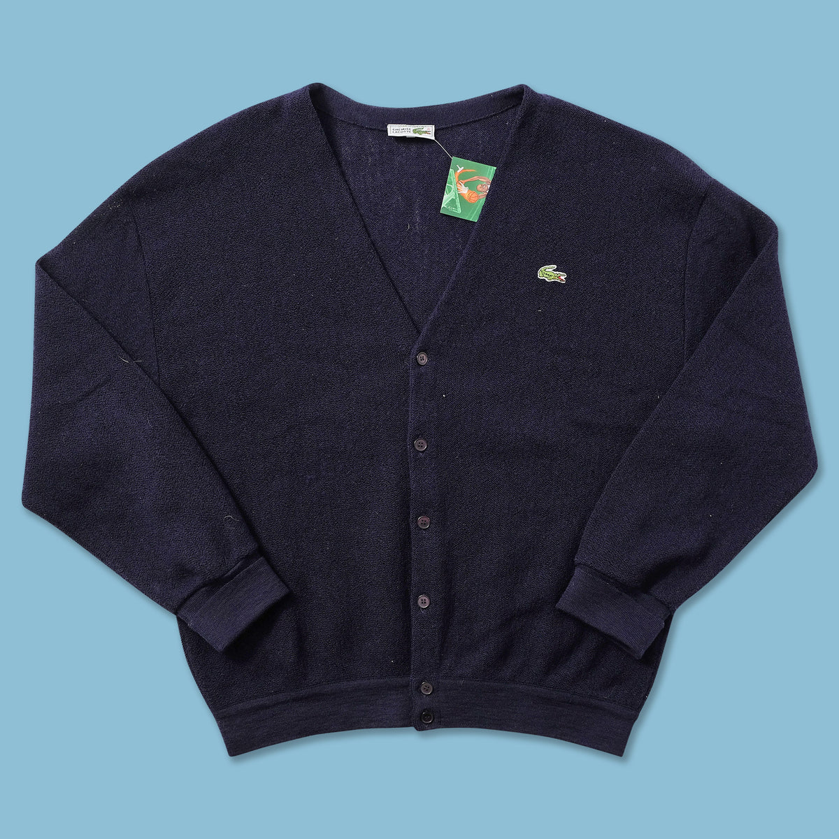 Vintage Lacoste Knit Cardigan Large | Double Double Vintage