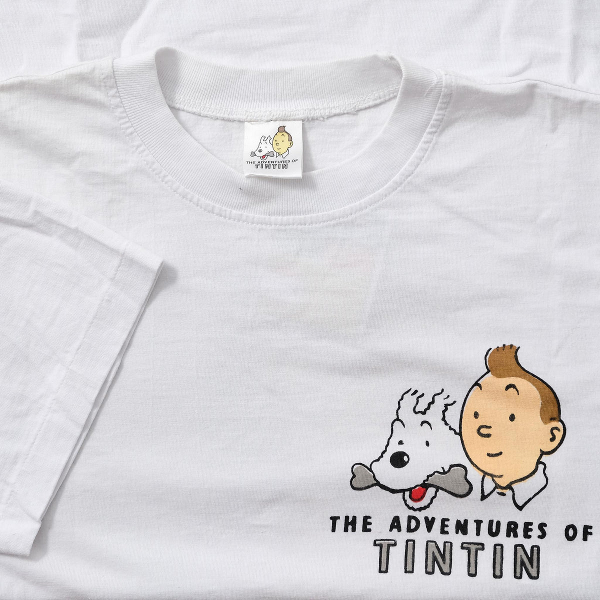 Vintage The Adventures of Tin Tin T-Shirt Medium | Double Double Vintage