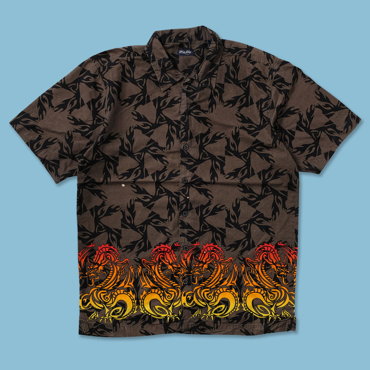 Y2K Dragon Shirt Medium | Double Double Vintage