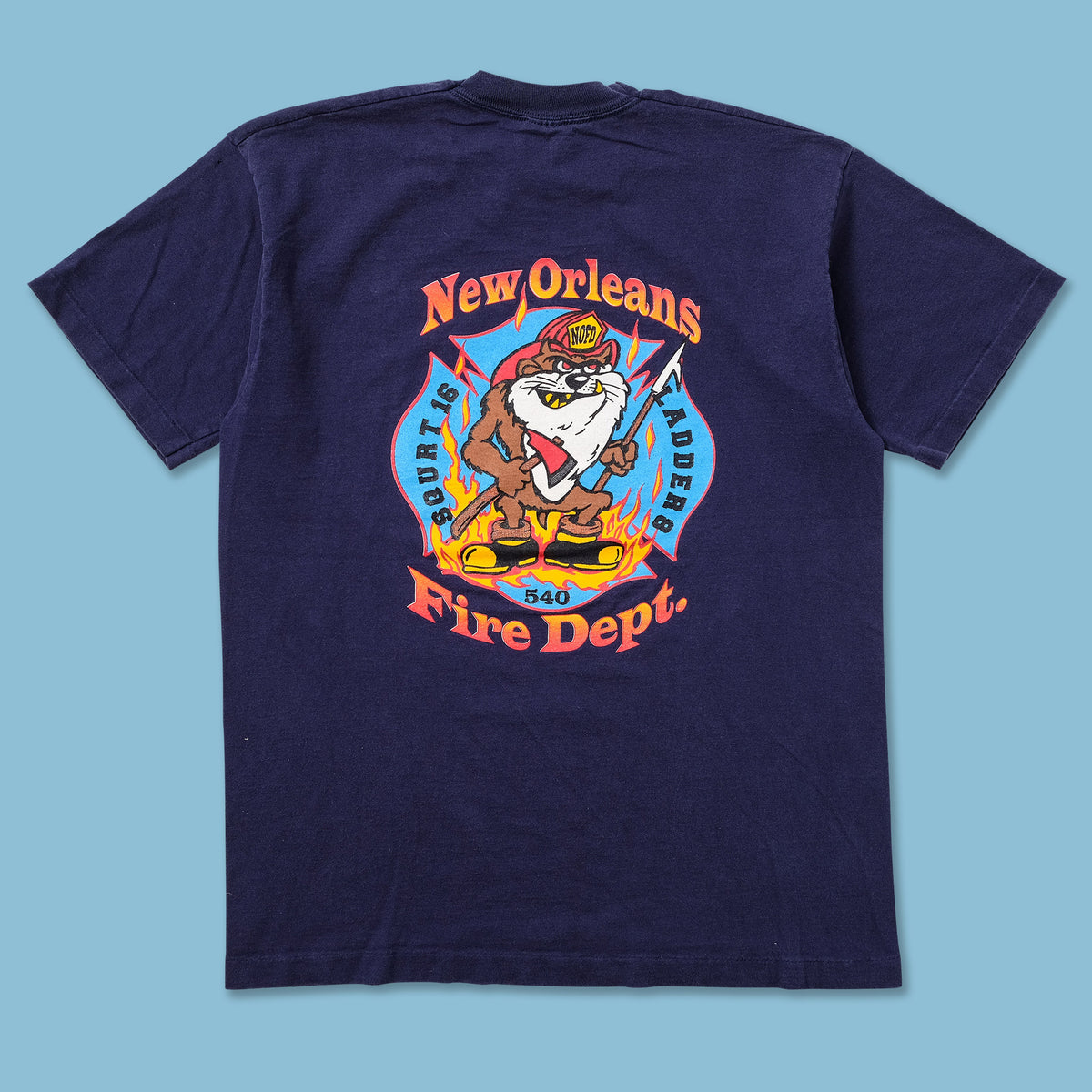Vintage New Orleans Fire Dept. T-Shirt Medium | Double Double Vintage