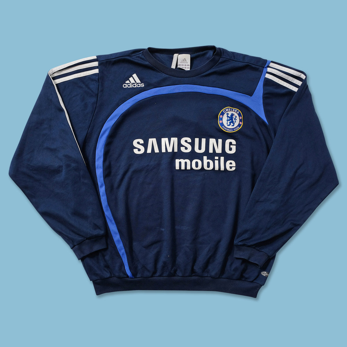 Vintage adidas Chelsea FC Training Top Medium | Double Double Vintage