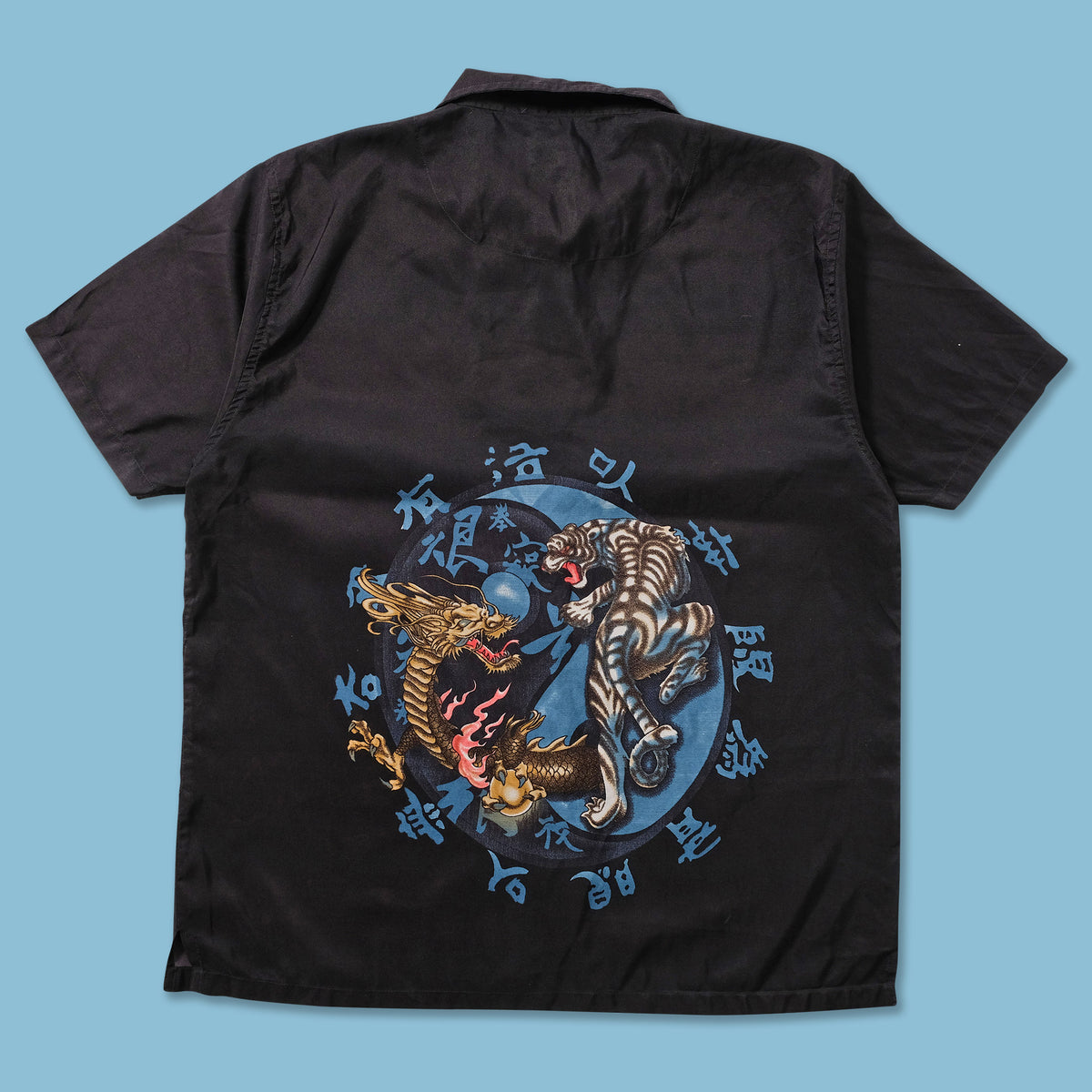 Y2K Dragon Shirt XXL | Double Double Vintage