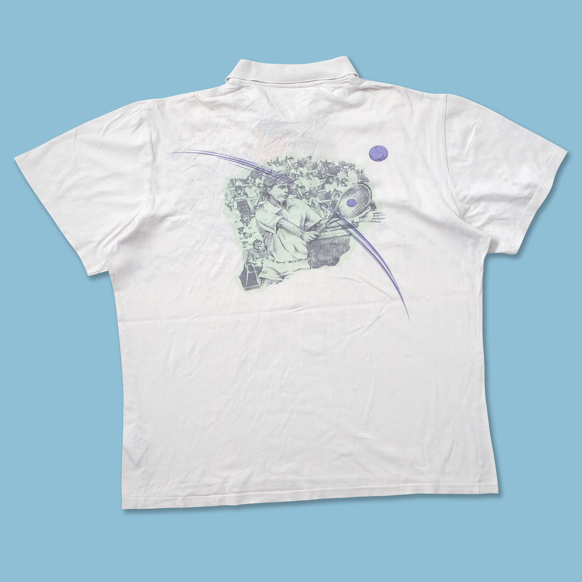 Vintage adidas Stefan Edberg Polo Medium | Double Double Vintage