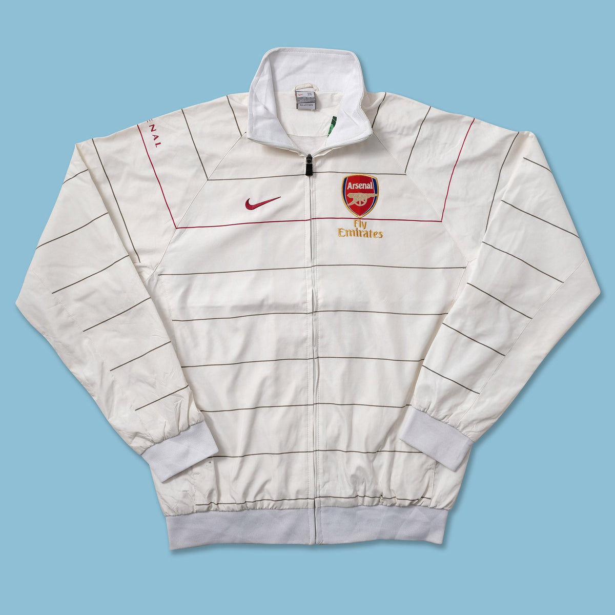 Vintage Nike FC Arsenal Track Jacket Large | Double Double Vintage