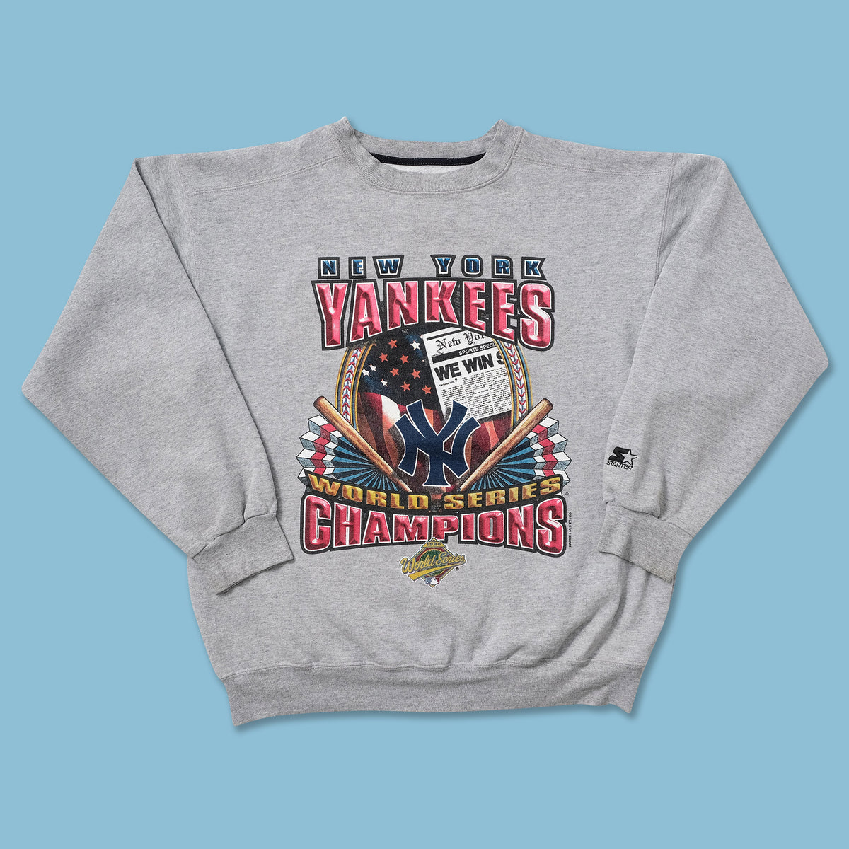 1996 Starter New York Yankees Sweater Large | Double Double Vintage