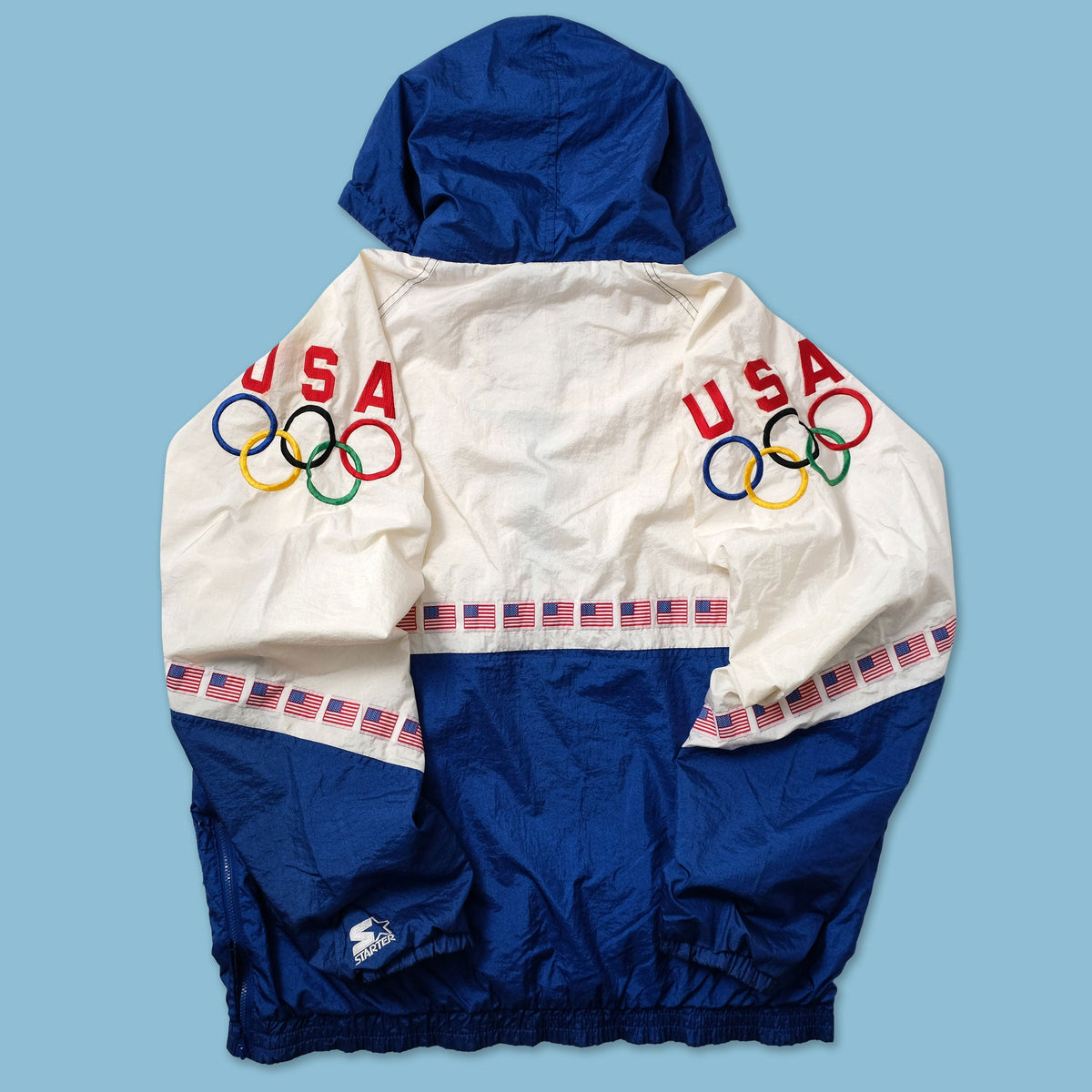 1996 Starter Olympics USA Windbreaker XLarge | Double Double Vintage