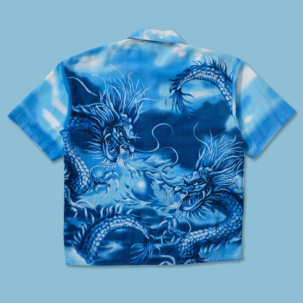 Y2K Dragon Shirt XLarge | Double Double Vintage