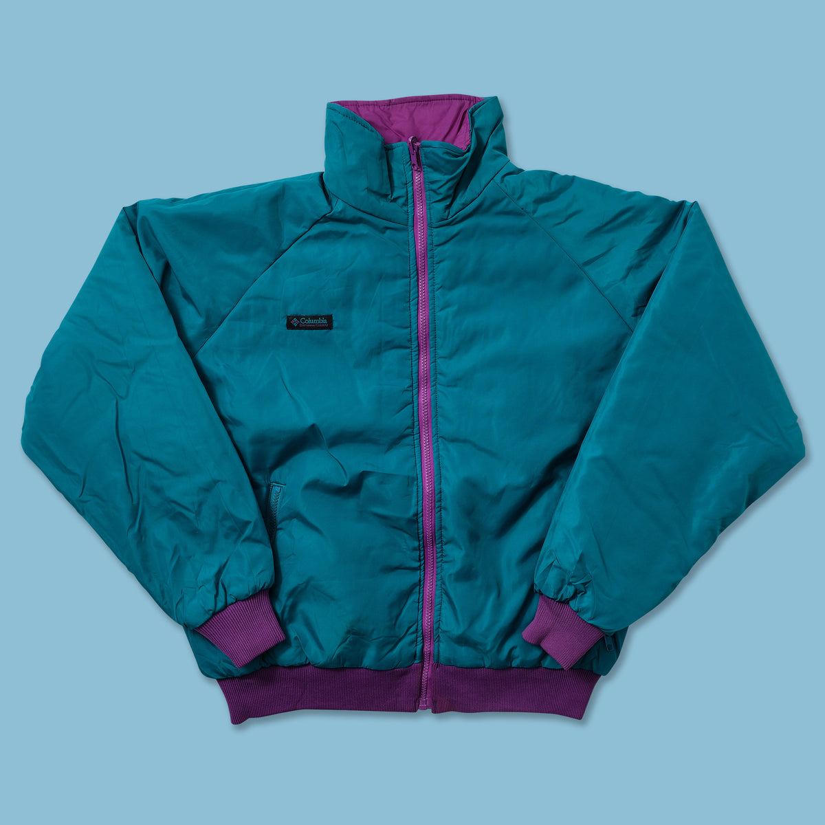 women-s-columbia-anorak-large-double-double-vintage
