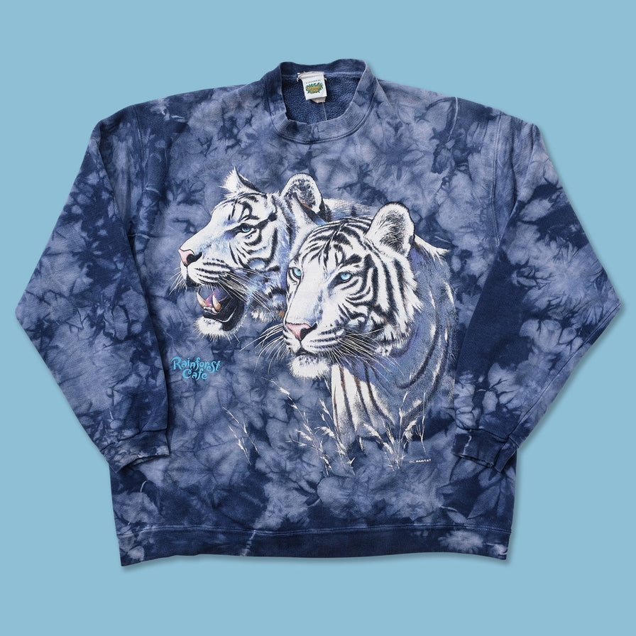 Vintage Rainforest Cafe Tiger Sweater Large | Double Double Vintage