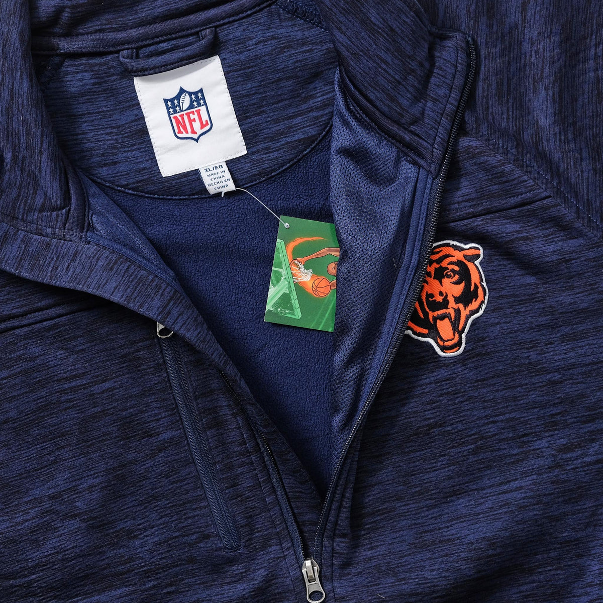 Chicago Bears Soft Shell Jacket XLarge | Double Double Vintage