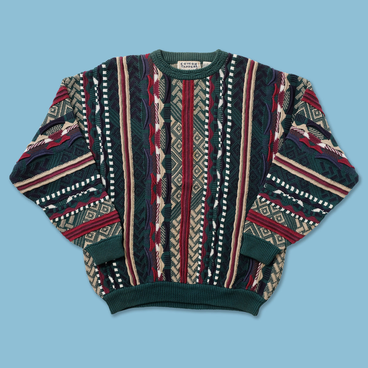 Vintage Cotton Traders Knit Sweater Large | Double Double Vintage