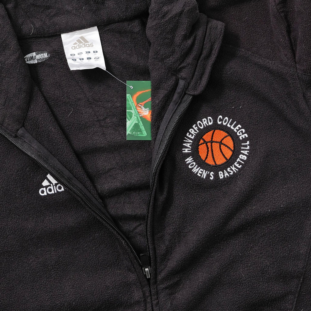 Vintage adidas Haverford College Fleece Jacket Small | Double Double ...