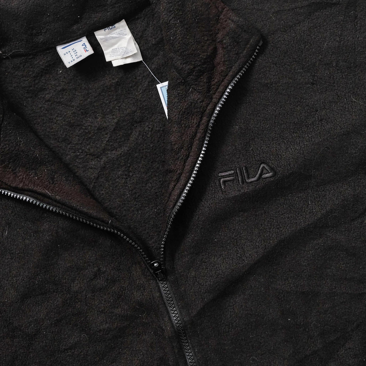 Vintage Fila Fleece Jacket Medium | Double Double Vintage