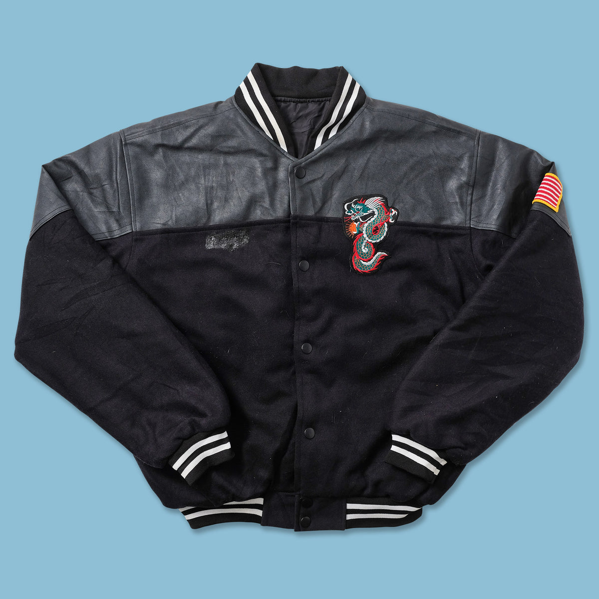 Vintage US Army Varsity Jacket Large | Double Double Vintage