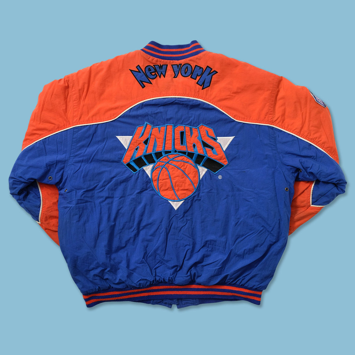 Vintage New York Knicks Padded Varsity Jacket XXL | Double Double Vintage