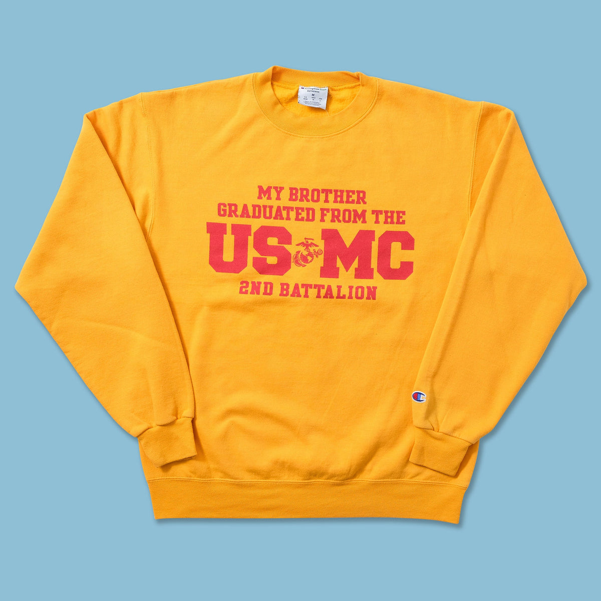 Champion USMC Sweater Medium | Double Double Vintage