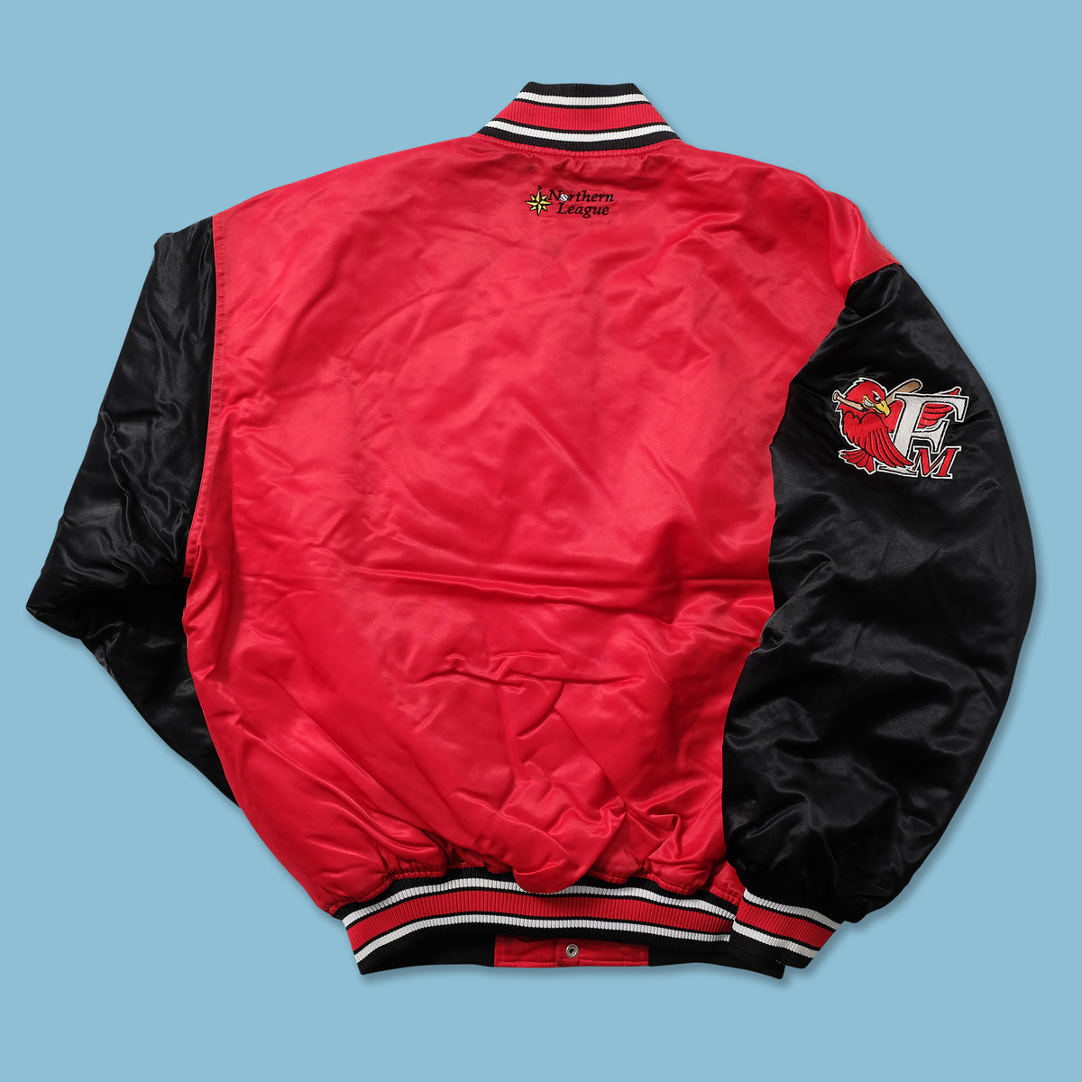 Vintage Starter Fargo Redhawks Varsity Jacket Large | Double Double Vintage