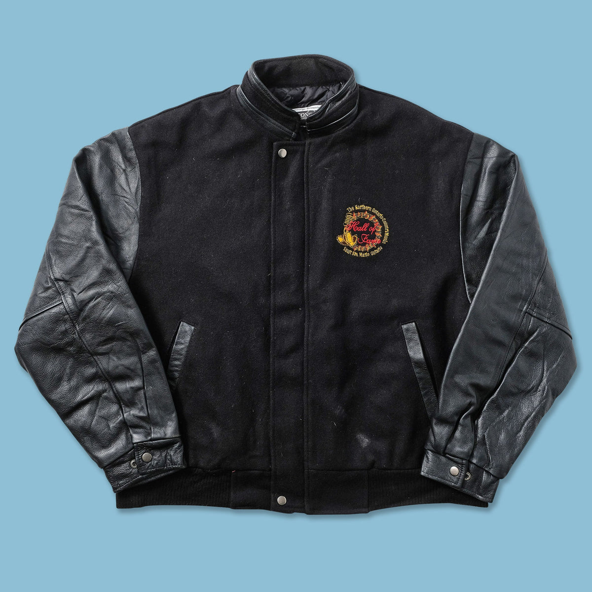 Vintage Country Hall of Fame Varsity Jacket Large | Double Double Vintage