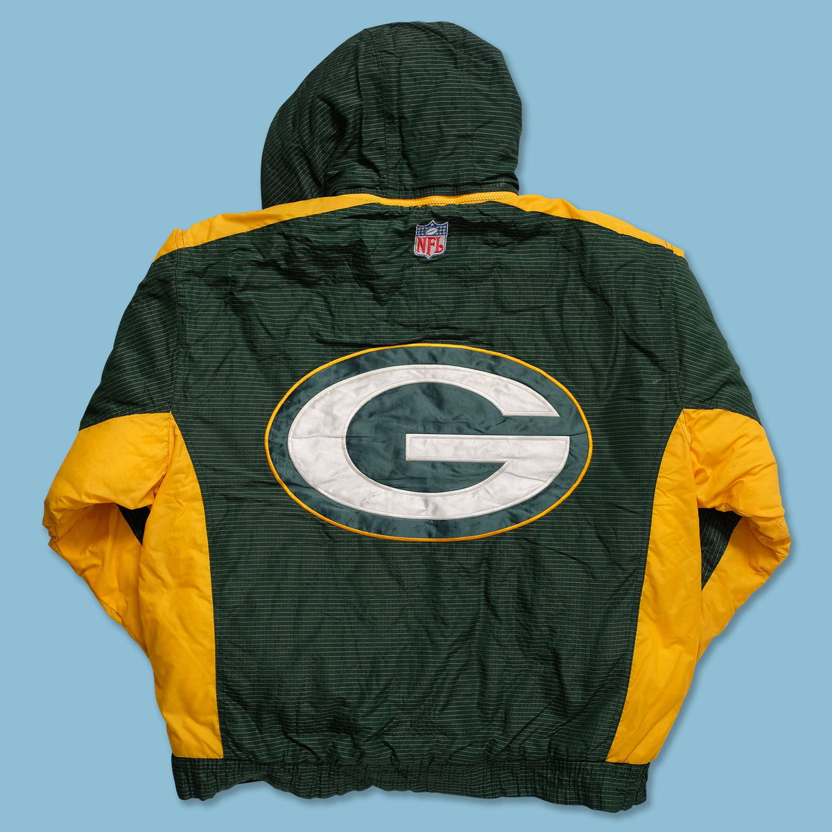 Vintage Greenbay Packers Padded Jacket Large | Double Double Vintage