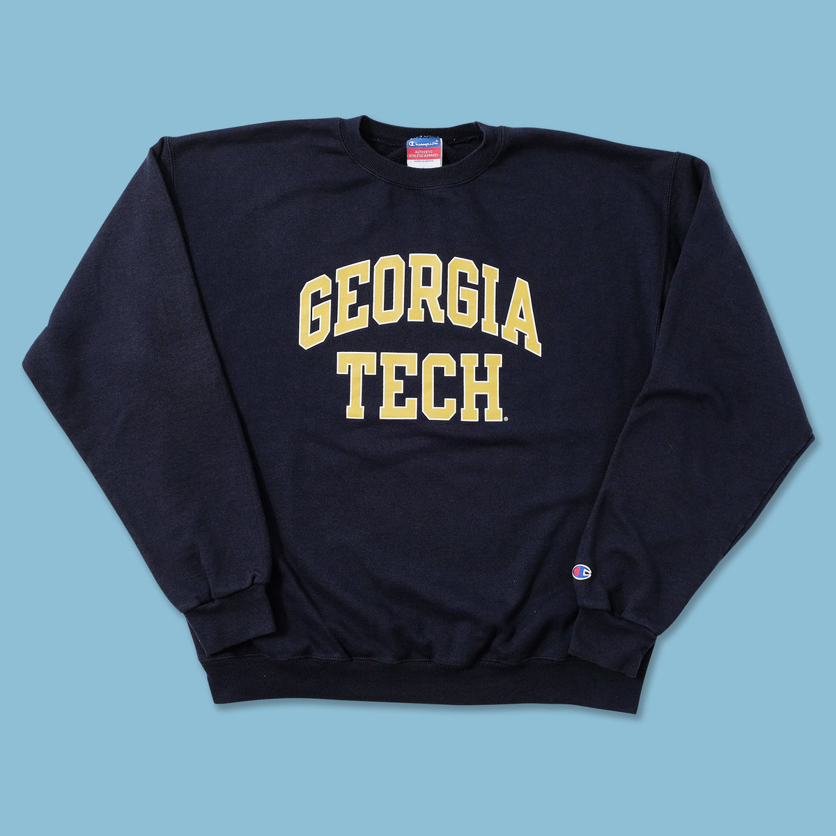 Vintage Champion Georgia Tech Sweater Large | Double Double Vintage