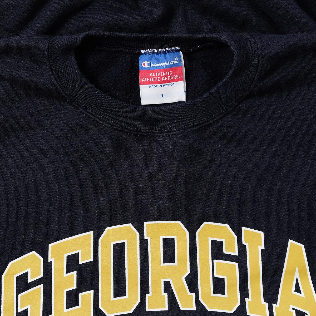 Vintage Champion Georgia Tech Sweater Large | Double Double Vintage