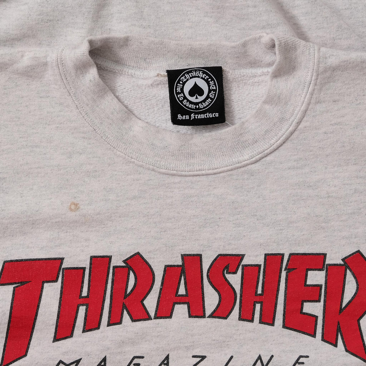 Women's Thrasher Magazine Sweater Medium | Double Double Vintage