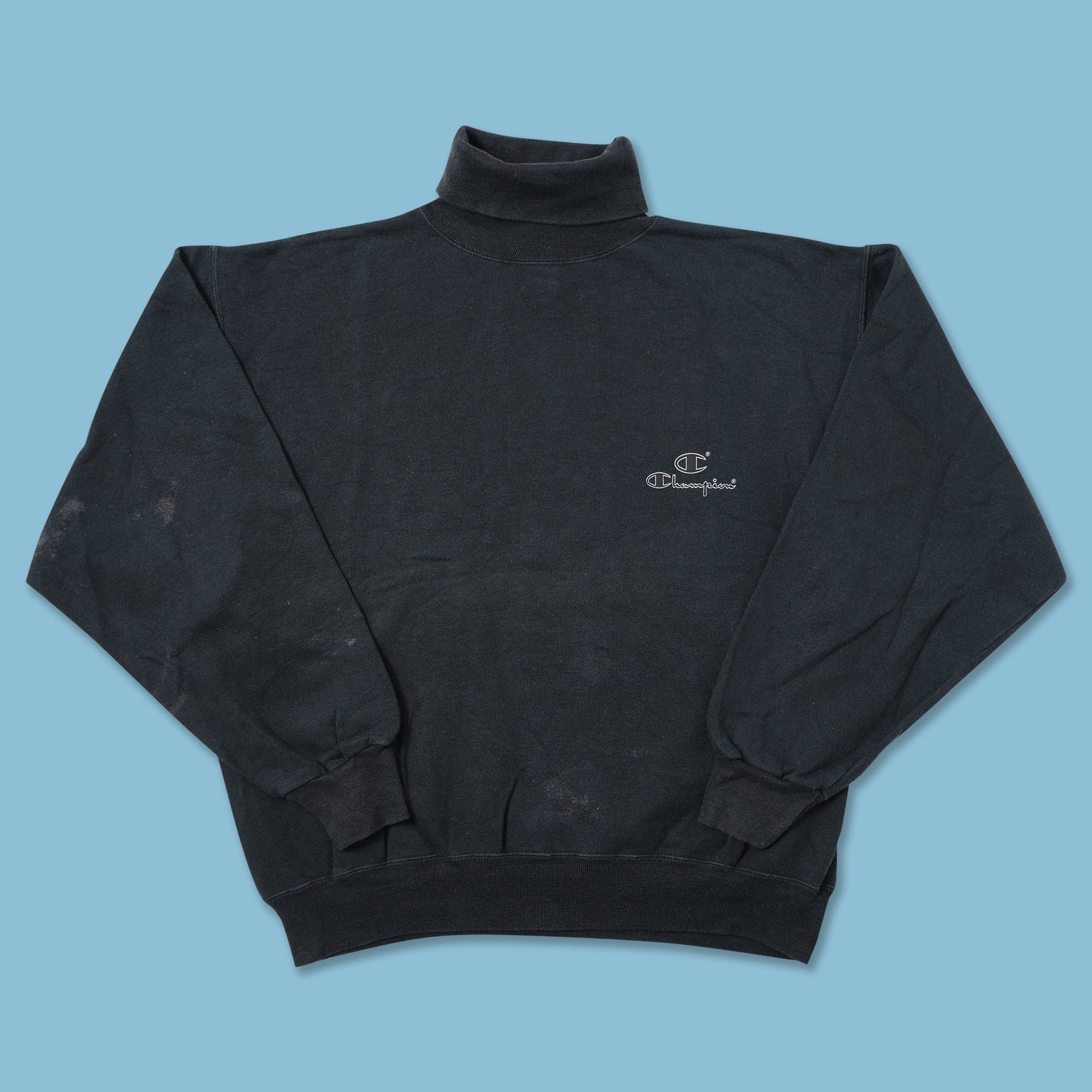 Vintage Champion Turtleneck Sweater Medium | Double Double Vintage