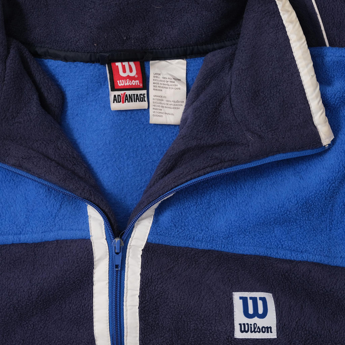 Vintage Wilson Fleece Jacket XLarge | Double Double Vintage