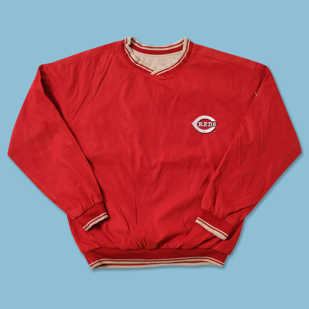 Vintage Cincinnati Reds Reversible Windbreaker Small | Double Double ...