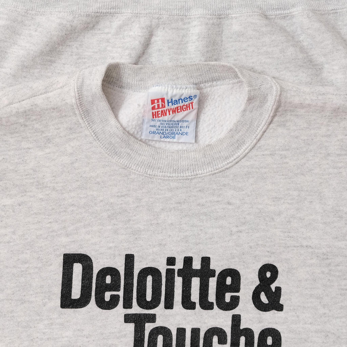 Vintage Deloitte & Touche Sweater Large | Double Double Vintage