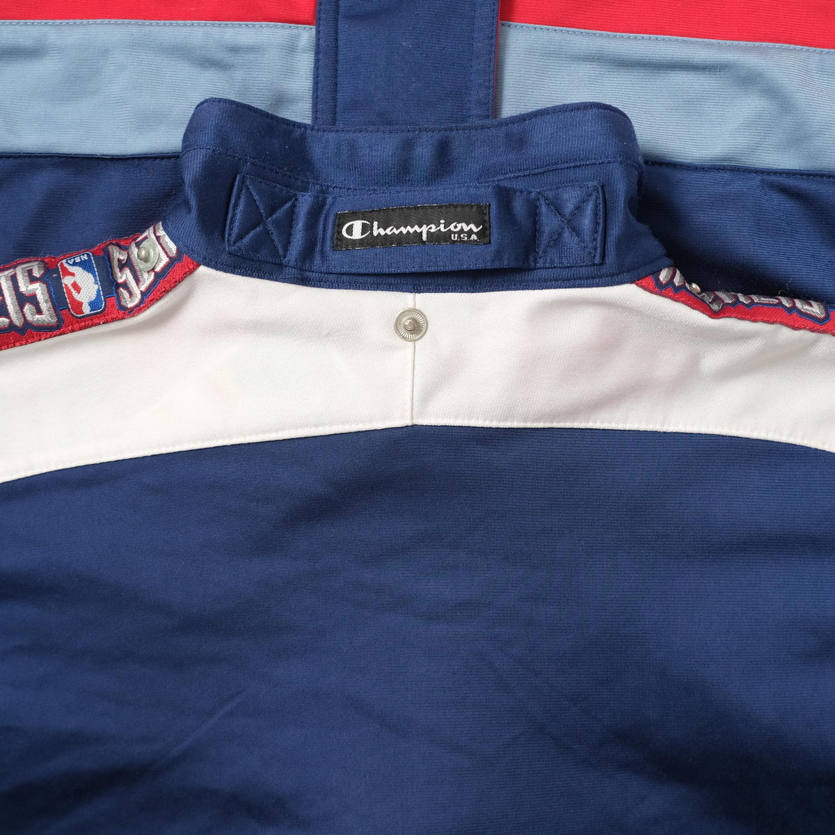 Vintage Houston Rockets Short Sleeve Track Jacket Medium | Double ...