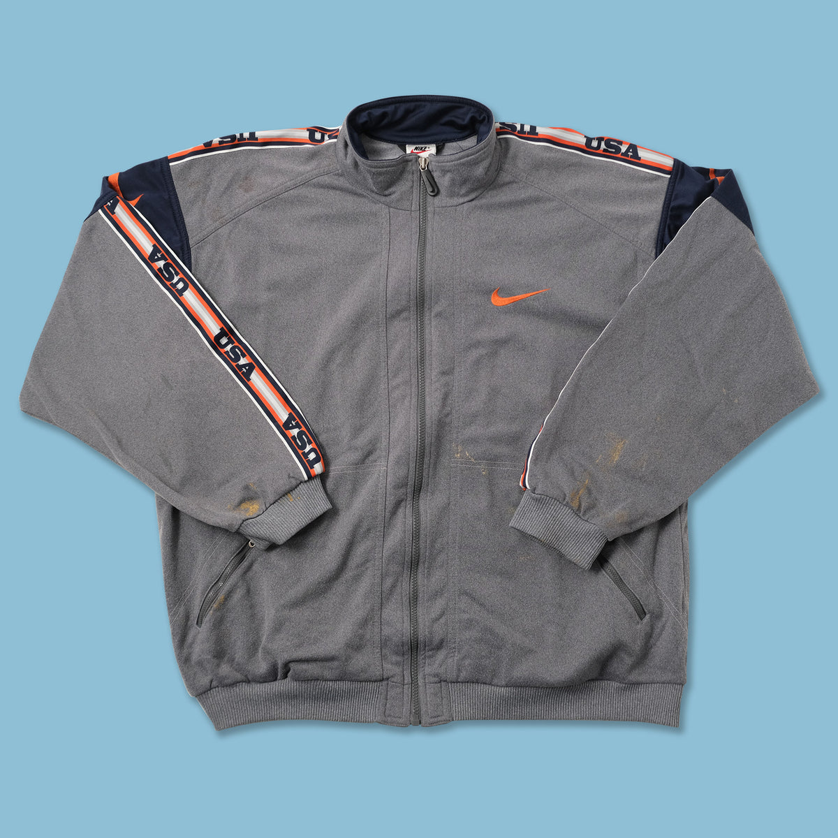 Vintage Nike USA Track Jacket XLarge | Double Double Vintage