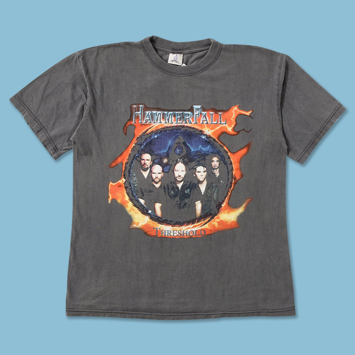 Vintage Hammerfall Threshold T-Shirt Medium | Double Double Vintage