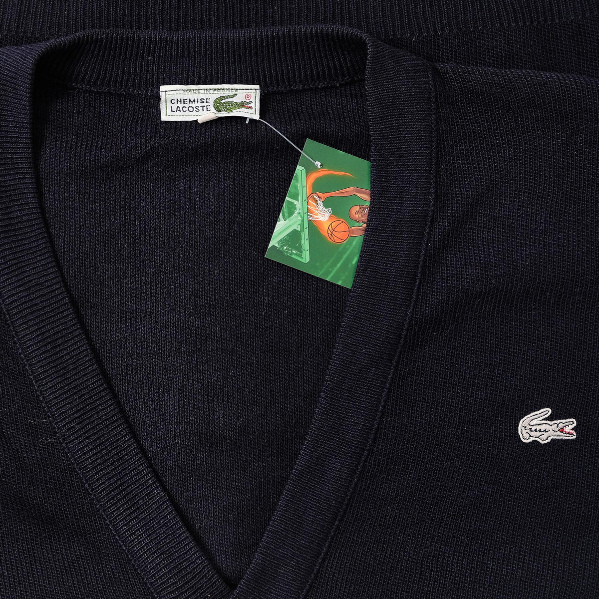 Vintage Lacoste Knit Cardigan Medium | Double Double Vintage