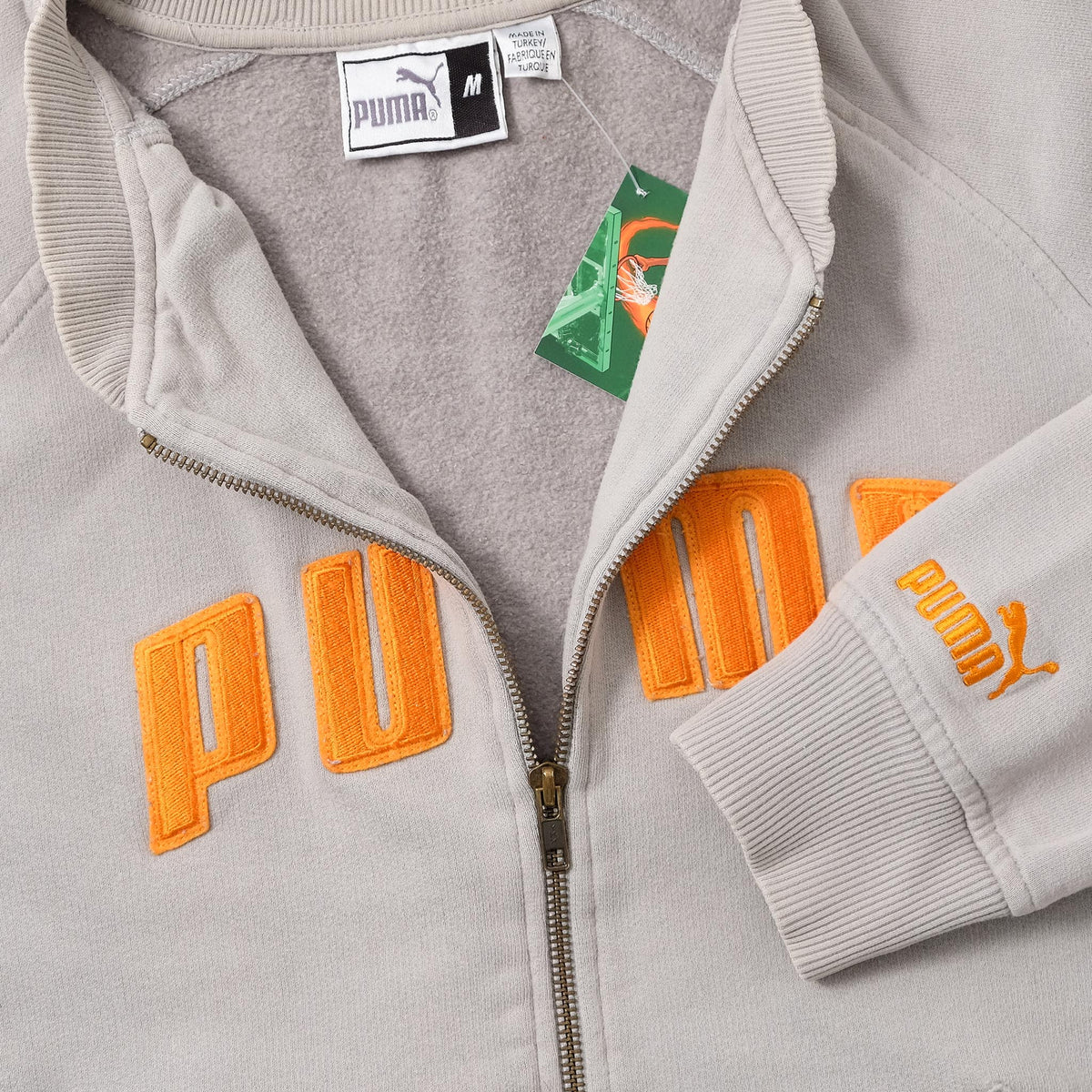 Vintage Puma Sweat Jacket Medium | Double Double Vintage