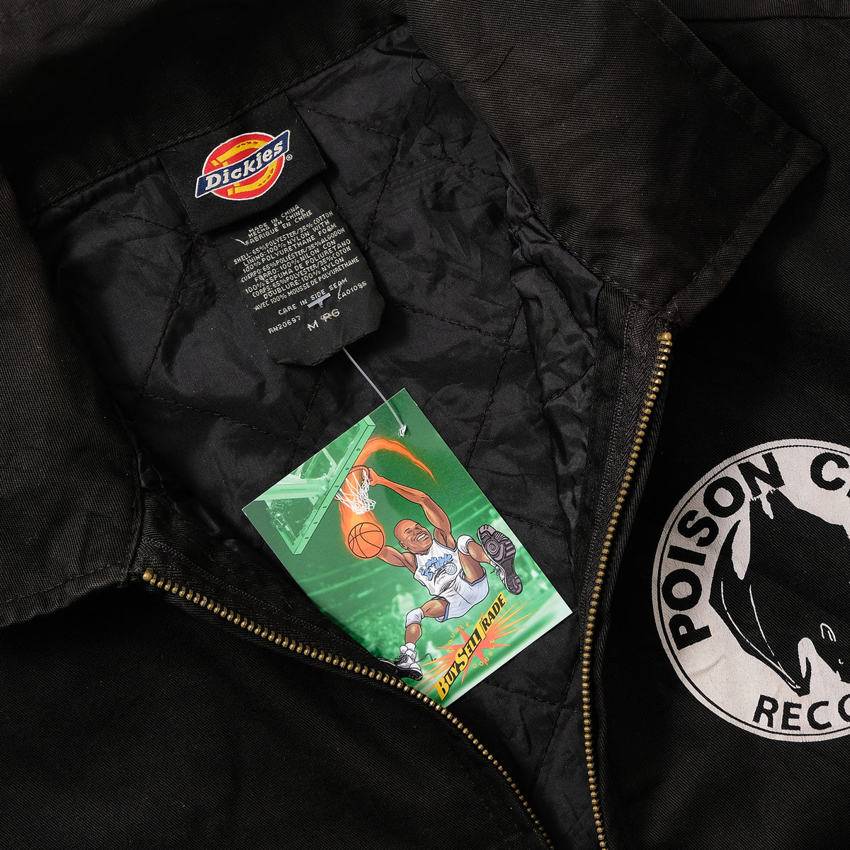Vintage Dickies Poison City Records Jacket Medium | Double Double Vintage