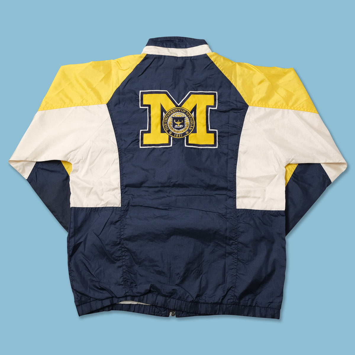Vintage University of Michigan Track Jacket Small | Double Double Vintage