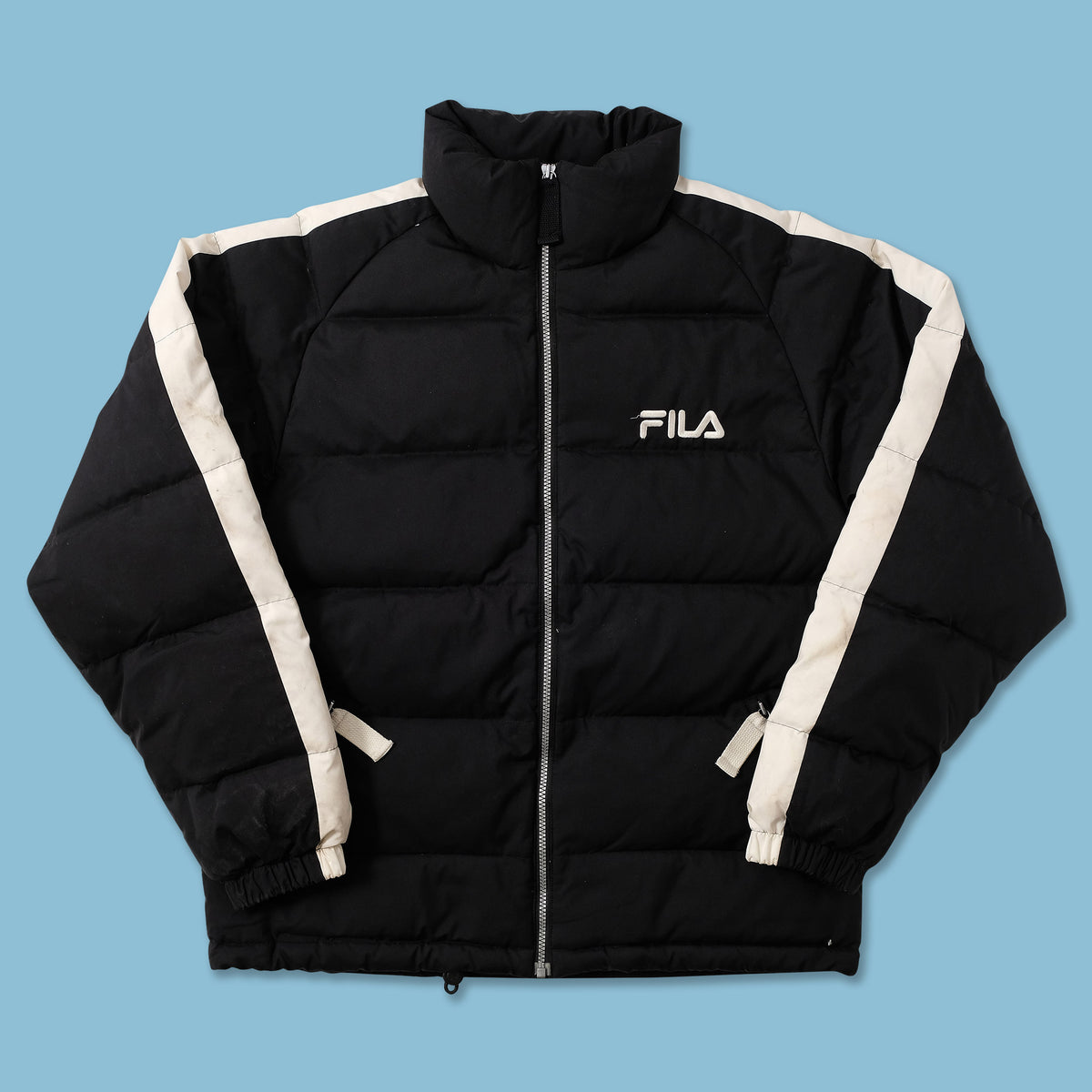 Vintage Fila Puffer Jacket Large | Double Double Vintage