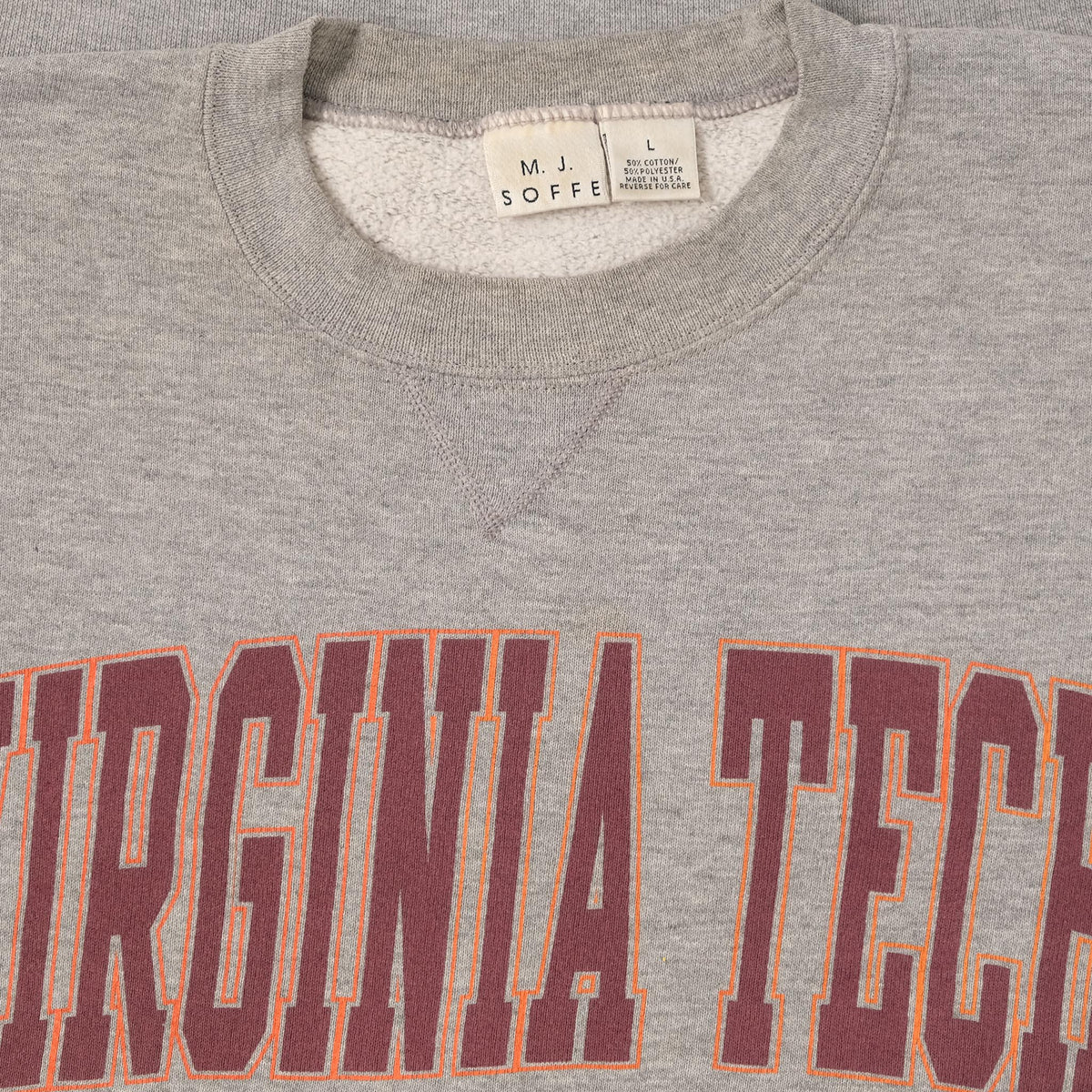 Vintage Virginia Tech Sweater Large | Double Double Vintage