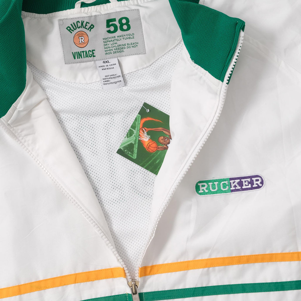 Rucker Vintage Track Jacket 3XLarge | Double Double Vintage